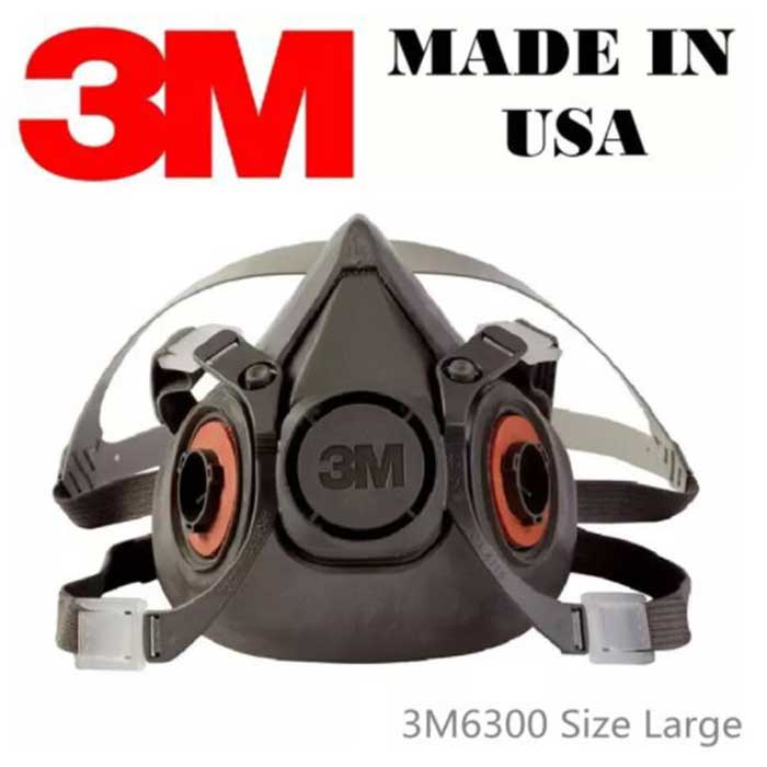 3M 6300 Half Facepiece Reusable Respirator Large - Oceansafetysupplies