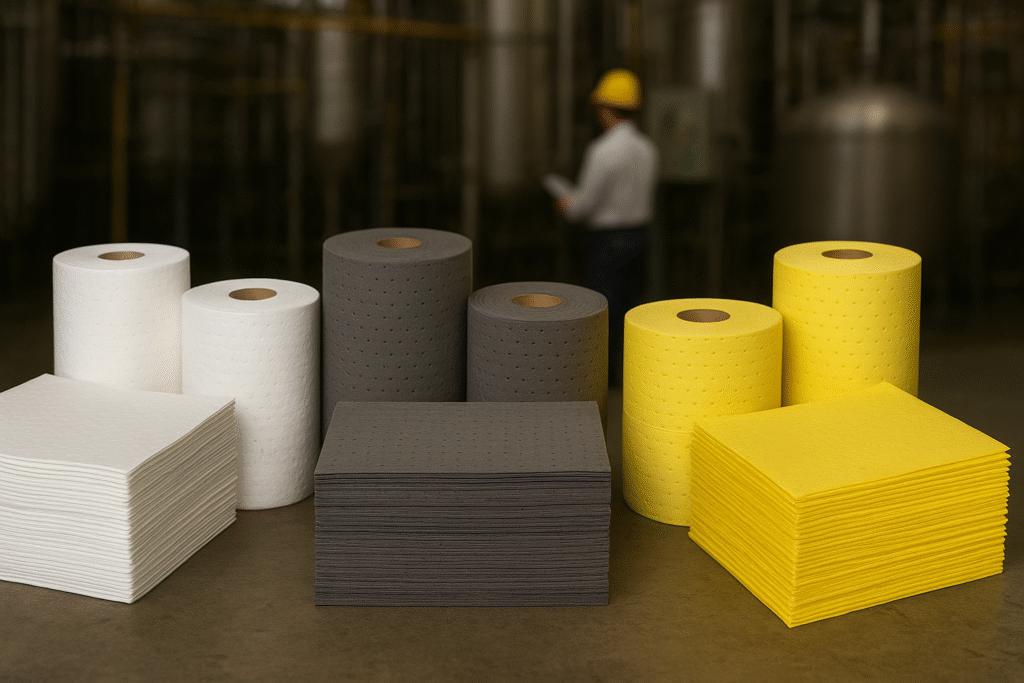 Versatile Absorbent Pads: Oil, Chemical & General Purpose ...